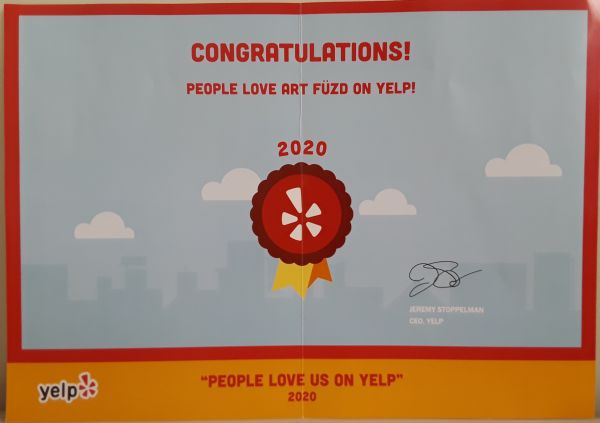 Art Fuzd Schaumburg - 2020 Yelp Award Recipient - ArtFuzd.com – Art Füzd