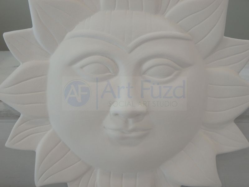Large Sun Face Wall Plaque ~ 12 in. dia. x 2 in. thick – Art Füzd
